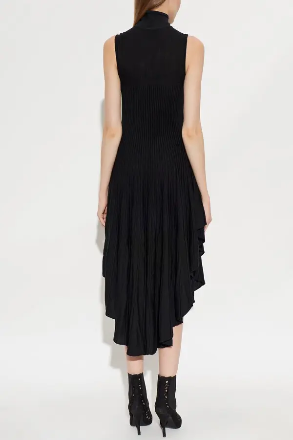 Alaïa Wool Dress With Turtleneck