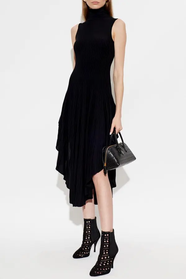 Alaïa Suede Laser Cut Stiletto Ankle Boots