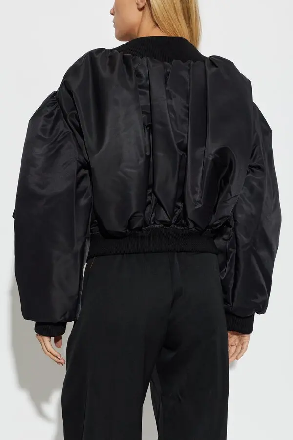 Givenchy Oversized Cropped Bomber Jacket