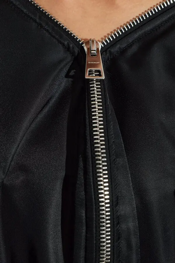 Givenchy Oversized Cropped Bomber Jacket
