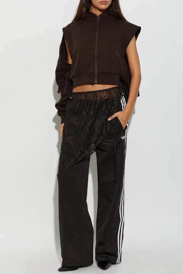 ADIDAS ORIGINALS Cropped Zip-up Hoodie