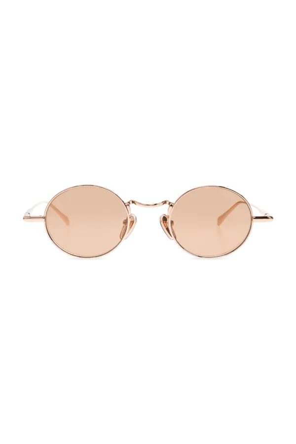 Chloé Round Sunglasses With Decorative Temple Inscription