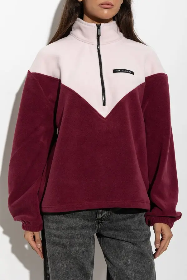 Canada Goose Polar Fleece Half-zip Pullover - Pink