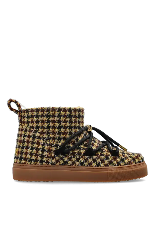Inuikii Plaid Low’ Snow Boots - Brown