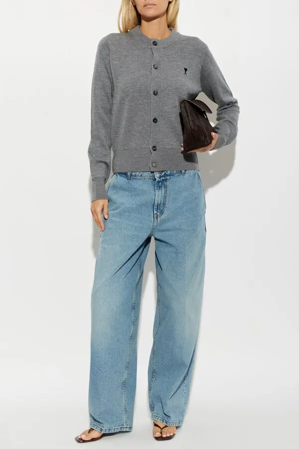 AMI Paris Wool Cardigan