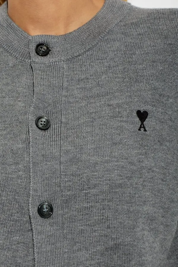 AMI Paris Wool Cardigan