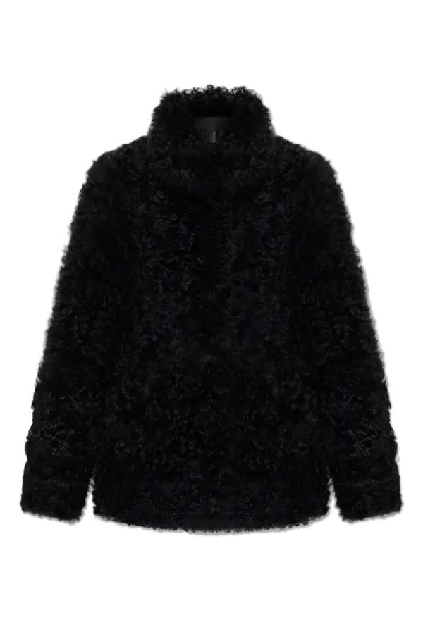 BY MALENE BIRGER Reversible Sheepskin Coat ‘adeline - Black
