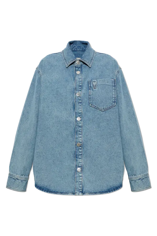 AMI Paris Classic Denim Shirt