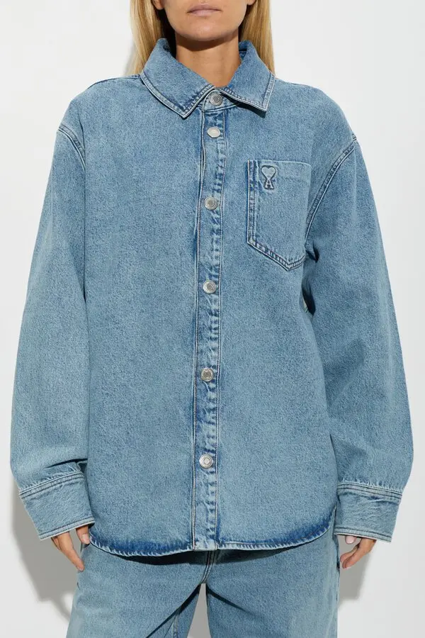 AMI Paris Classic Denim Shirt