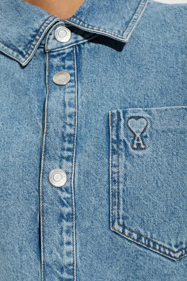 AMI Paris Classic Denim Shirt