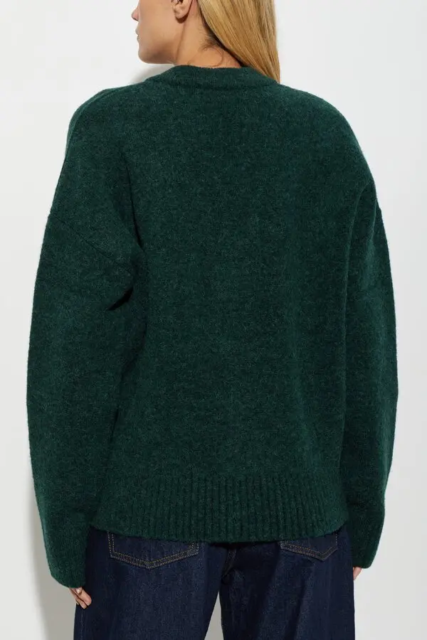 AMI Paris Cardigan With Logo