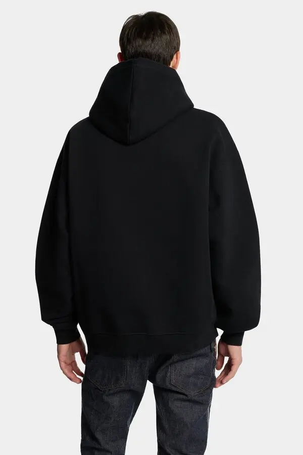 Dsquared2 Ski Leaf Hoodie - Black