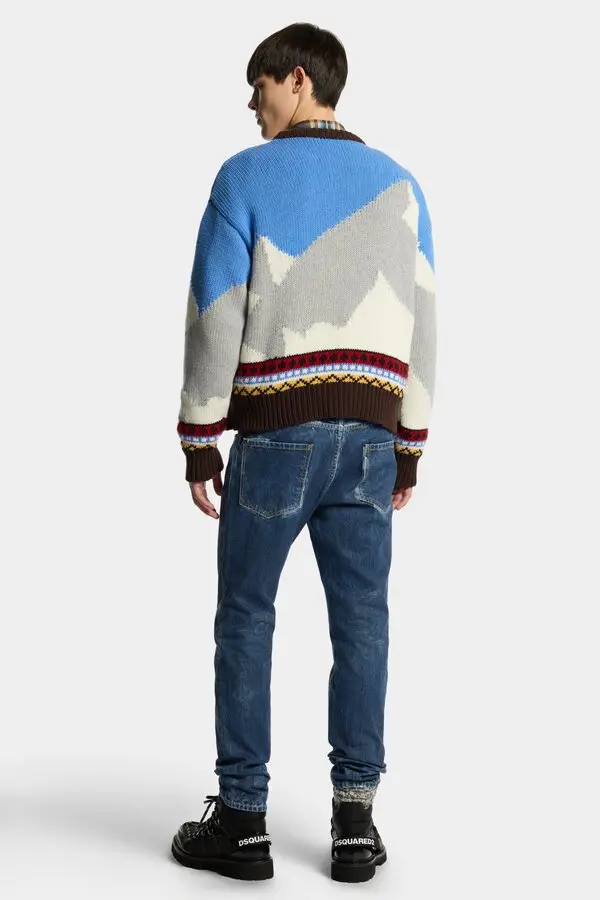 Dsquared2 Dark Frosted Teddy Jeans