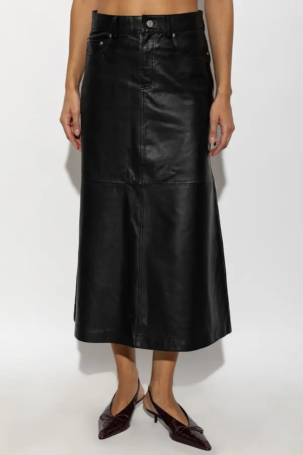 BY MALENE BIRGER Leather Skirt ‘solene