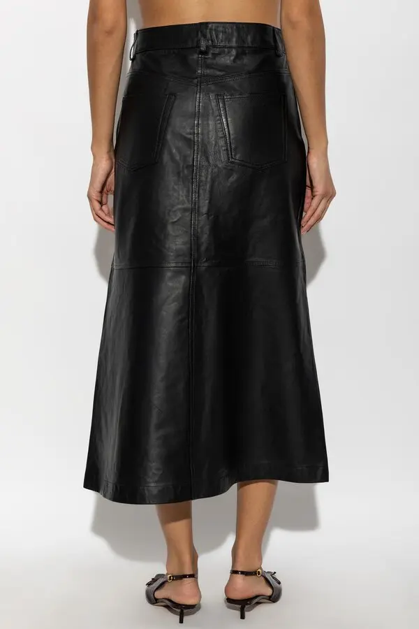 BY MALENE BIRGER Leather Skirt ‘solene
