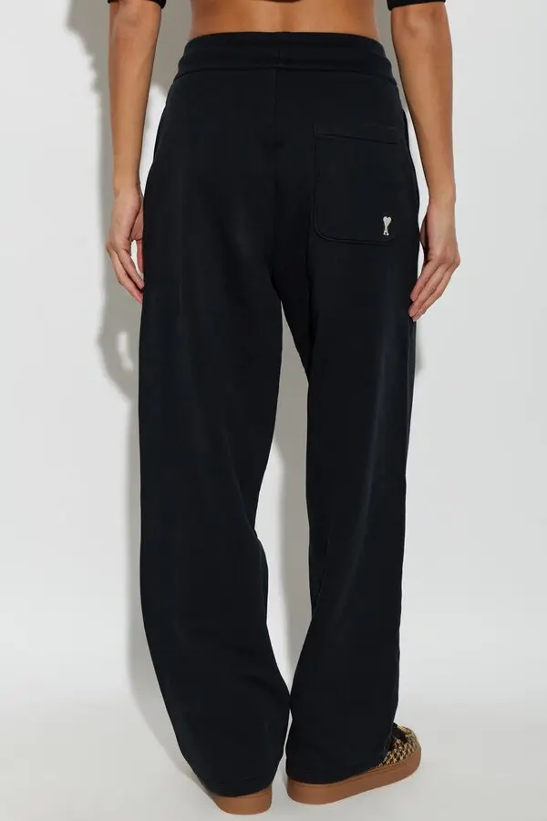 AMI Paris Straight-leg Sweatpants