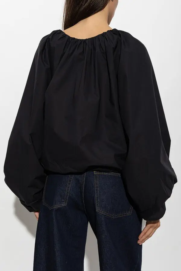 BY MALENE BIRGER Semara' Top With Puff Sleeves