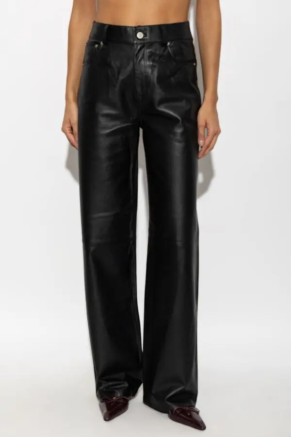 BY MALENE BIRGER Vinea’ Leather Trousers