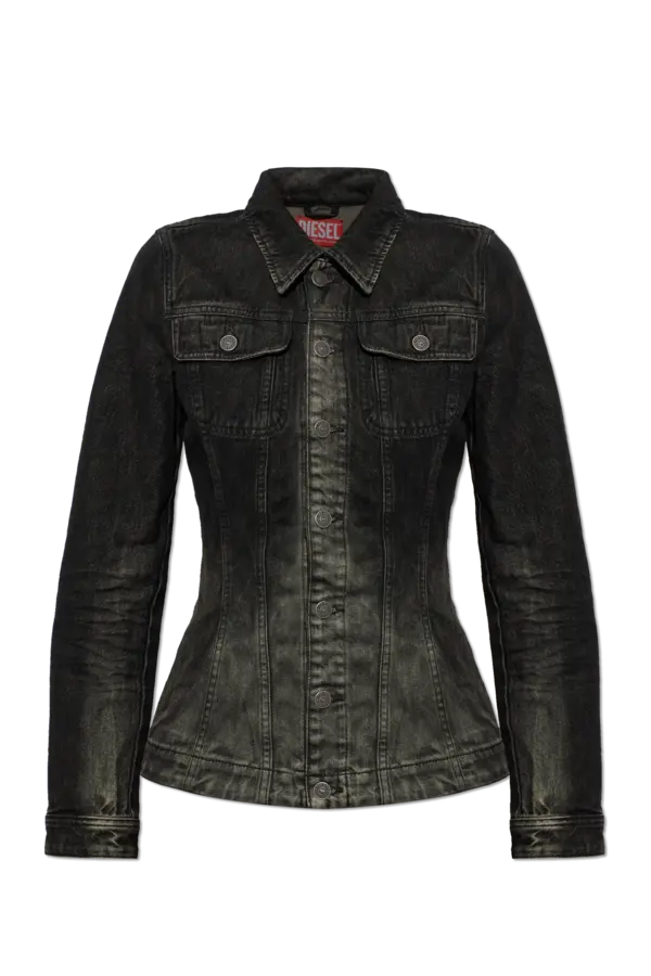 DIESEL® De-katerin-fsjj Fitted Denim Jacket
