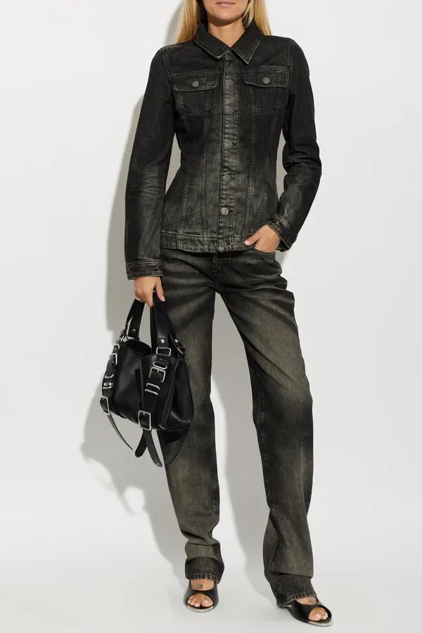 DIESEL® De-katerin-fsjj Fitted Denim Jacket