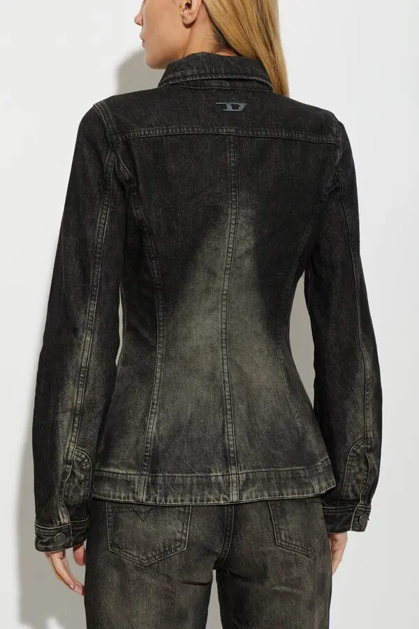 DIESEL® De-katerin-fsjj Fitted Denim Jacket