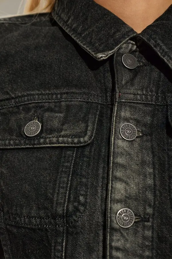 DIESEL® De-katerin-fsjj Fitted Denim Jacket