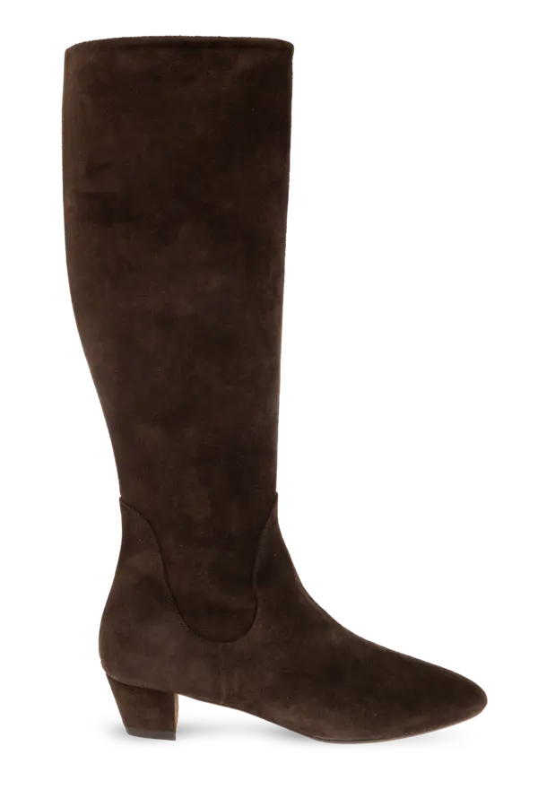 AeydĒ Suede Heeled Boots ‘yana - Brown