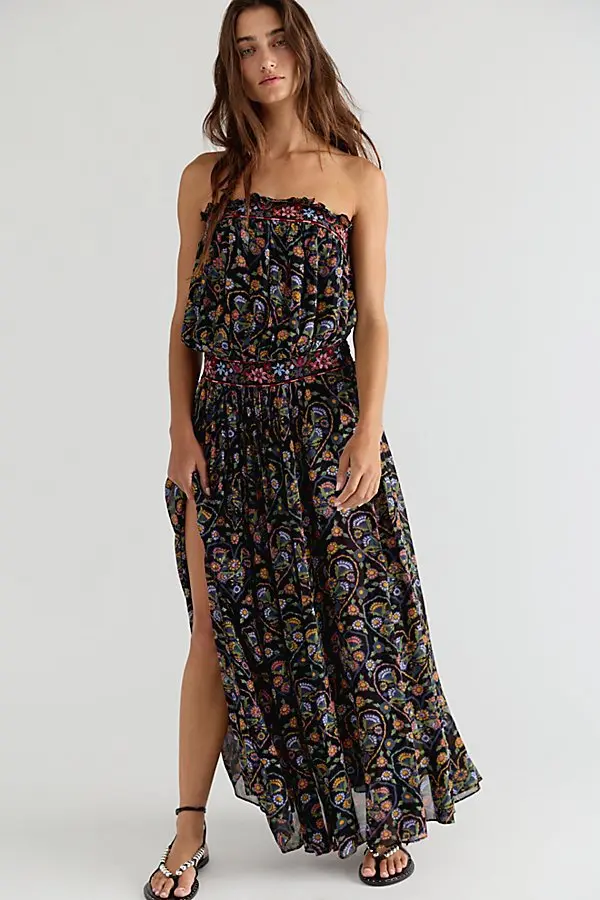 Free People Ellis Strapless Maxi Dress