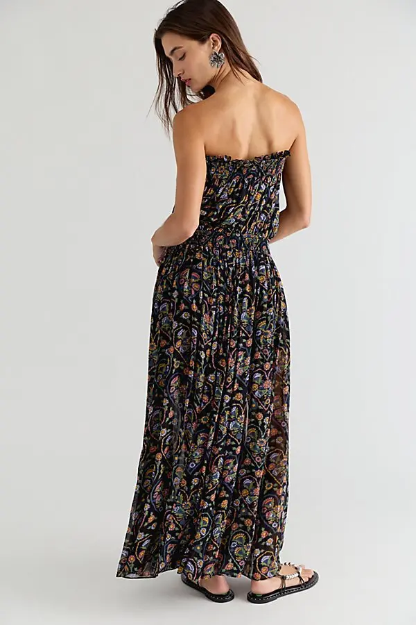 Free People Ellis Strapless Maxi Dress