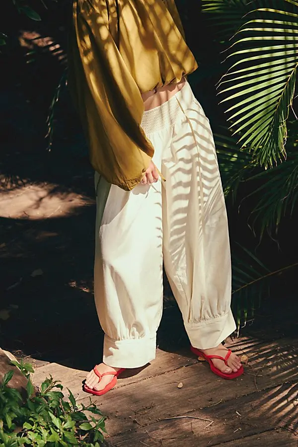 Free People Jonni Pull-on Balloon Pants - Clean Ivory