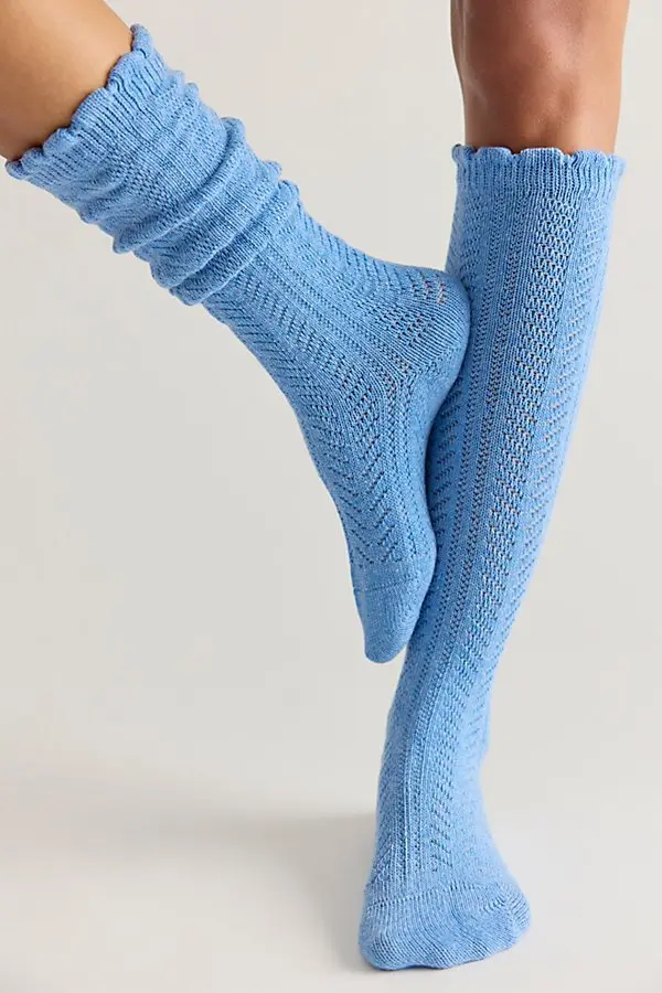 THUNDERS LOVE Still Collection Ankle Socks - Skyfade