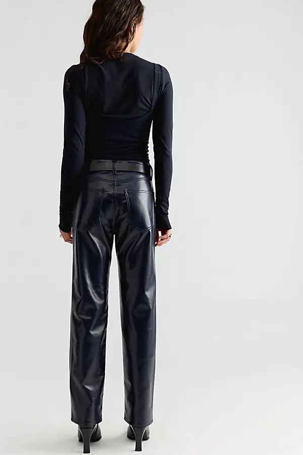 AGOLDE Lana Pants - Navy