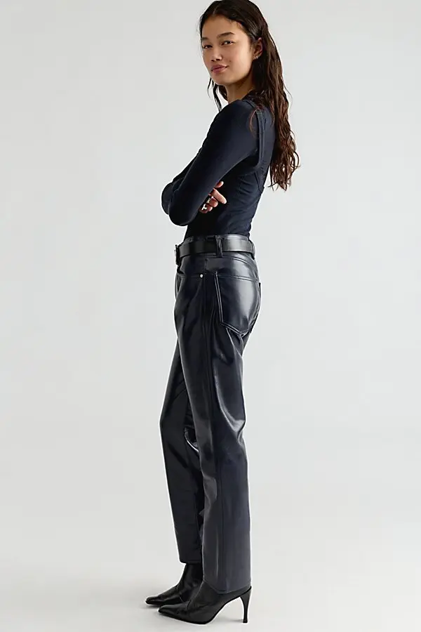 AGOLDE Lana Pants - Navy