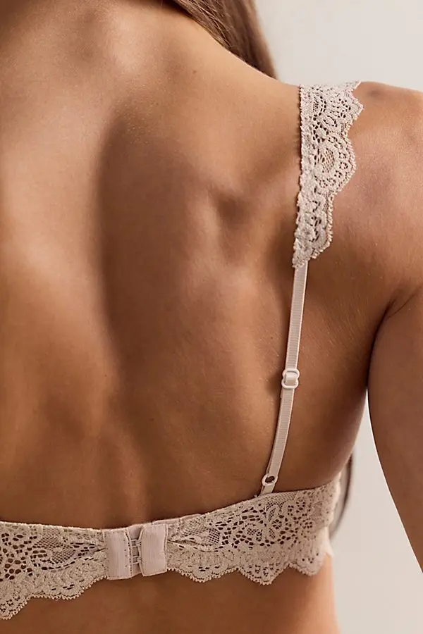 Only Hearts So Fine Lace Solange Bralette - Tinted