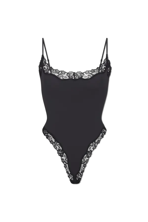 SKIMS Bodysuit With Lace Trim
