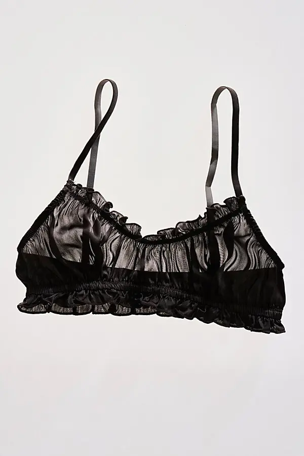 Free People Sleigh All Day Bralette - Deep Fudge