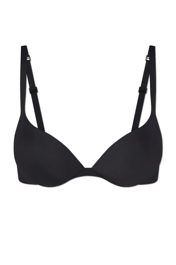 SKIMS Push-up Plunge' Bra - Black