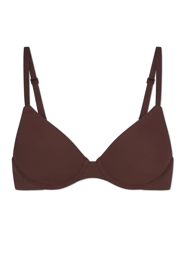 SKIMS T-shirt’ Bra - Brown