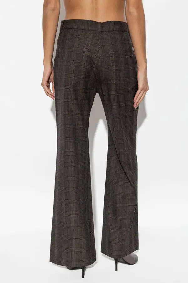 Acne Studios Plaid Patterned Trousers