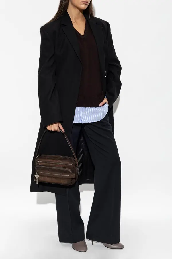 Acne Studios Wool Coat With Single Vent