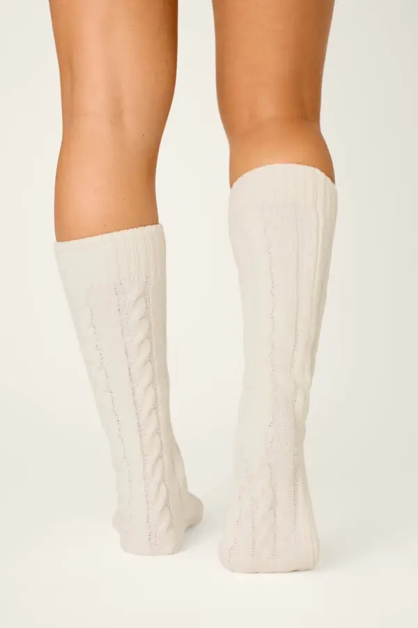 PJ Salvage Cozy Chenille Cable Knit Socks