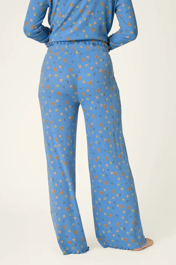 PJ Salvage Tiny Blooms Floral Print Pajama Pants