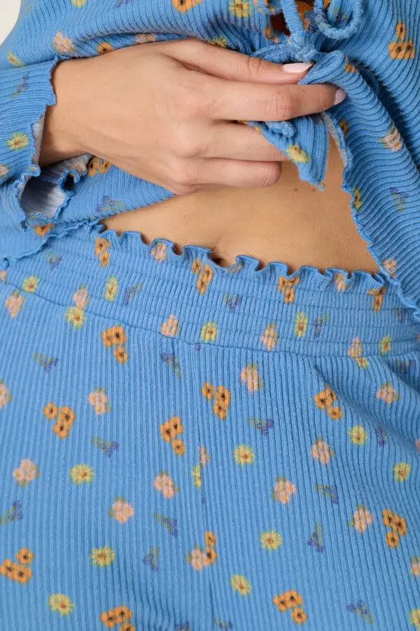 PJ Salvage Tiny Blooms Floral Print Pajama Pants