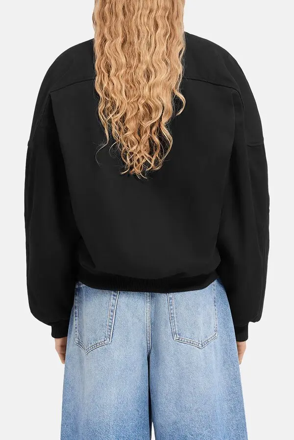 MAISON MARGIELA Oversized Bomber Jacket - Nero