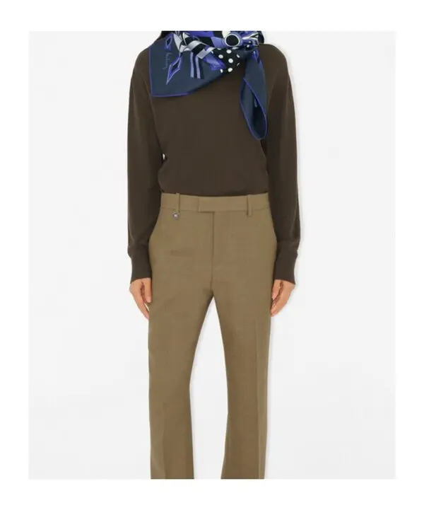 Burberry Carousel Ekd Finished-edge Scarf
