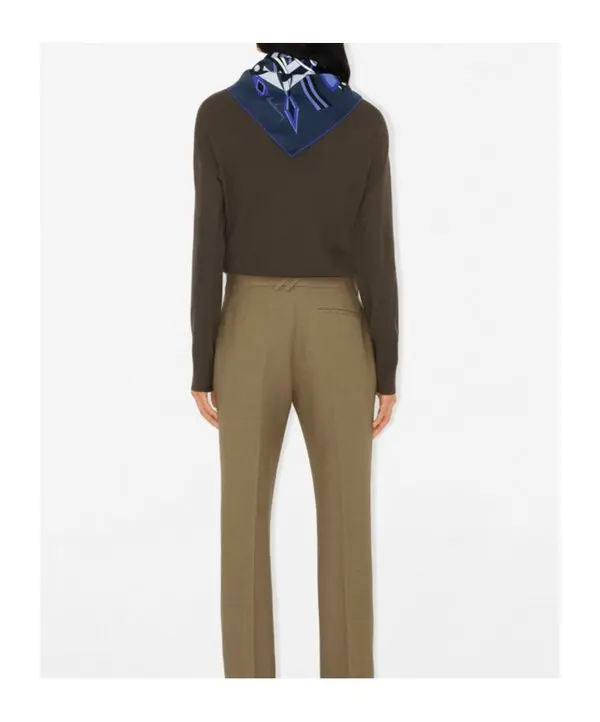 Burberry Carousel Ekd Finished-edge Scarf