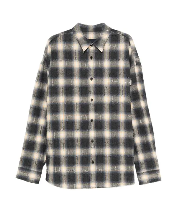 JUUN.J Check Motif Relaxed Shirt