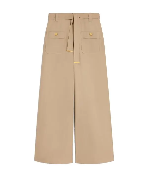 Celine Taillat Pants In Cotton Twill - Beige