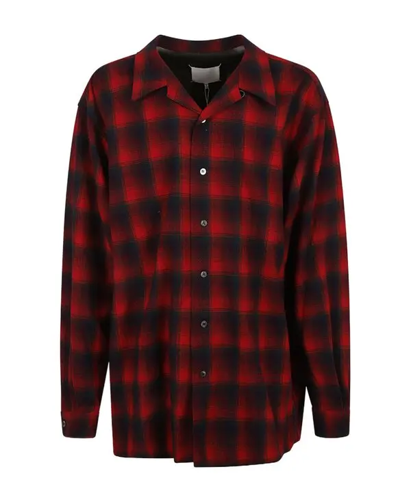 MAISON MARGIELA Checked Buttoned Shirt