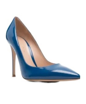 GIANVITO ROSSI 105mm Pointed Toe Pumps - Blue